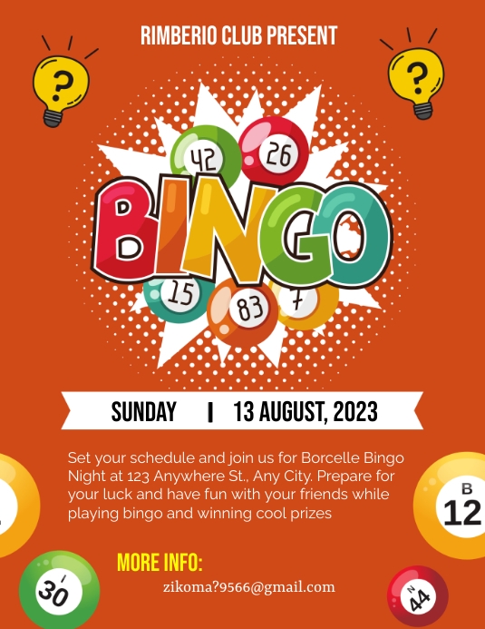 Bingo Game Fun Template | PosterMyWall