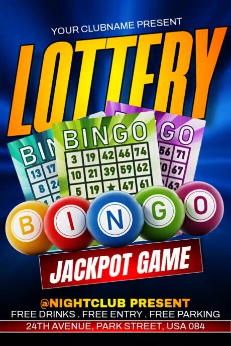Plantilla de Bingo Jackpot Game | PosterMyWall