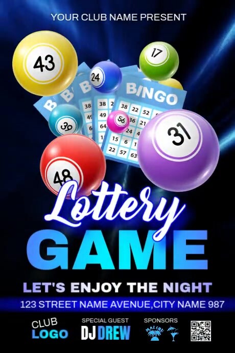 Bingo Lottery Game Template | PosterMyWall