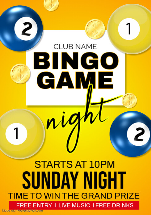 bingo night Template | PosterMyWall