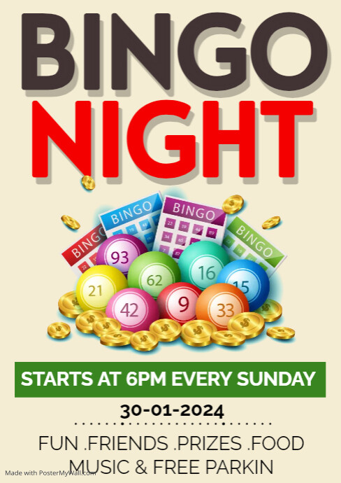 bingo night Template | PosterMyWall