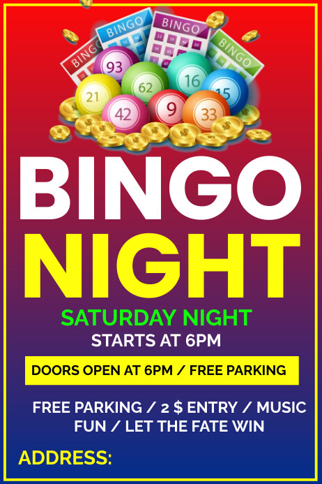bingo night Template | PosterMyWall