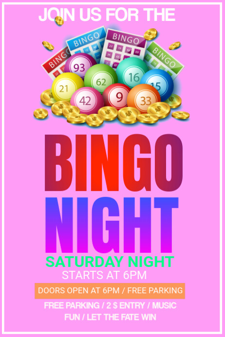 bingo Night Template | PosterMyWall