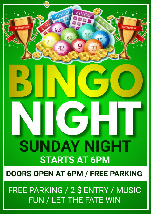 bingo night Template | PosterMyWall