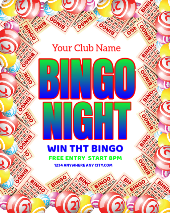 Bingo Night Template | PosterMyWall