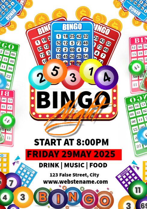 Bingo night Template | PosterMyWall