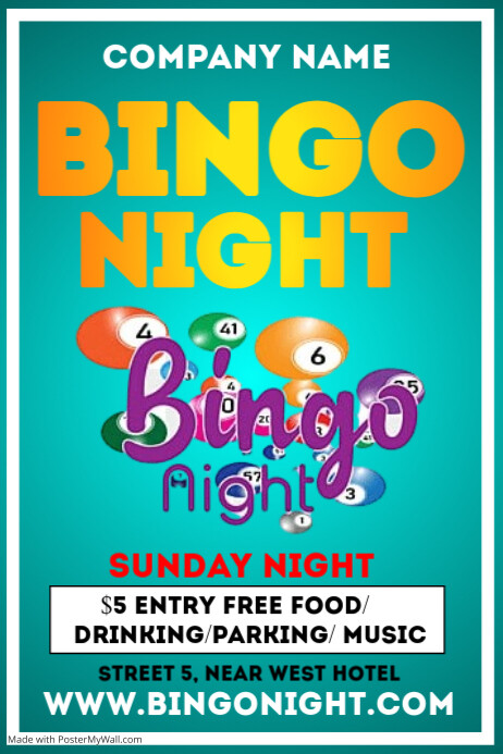 Bingo night Template | PosterMyWall