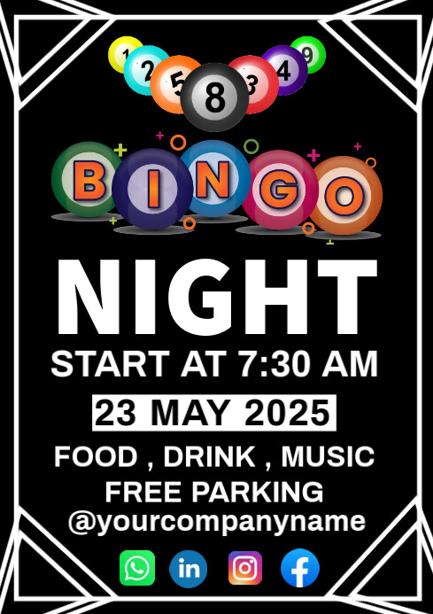 bingo night Template | PosterMyWall