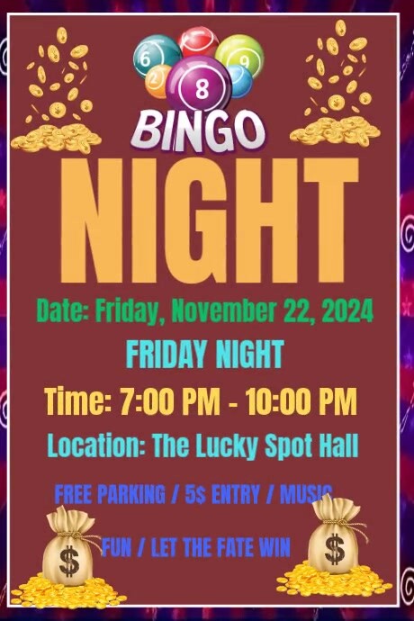 bingo Night Template | PosterMyWall