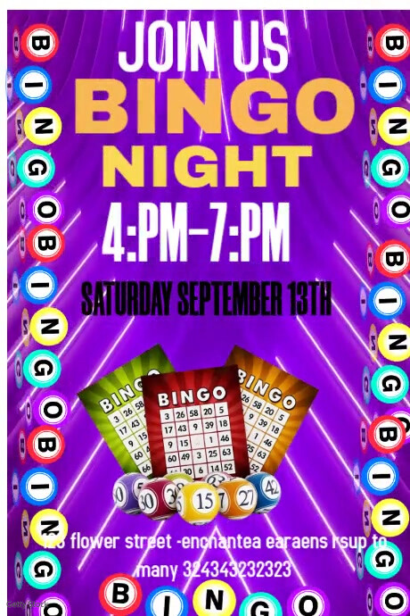 bingo Night Template | PosterMyWall