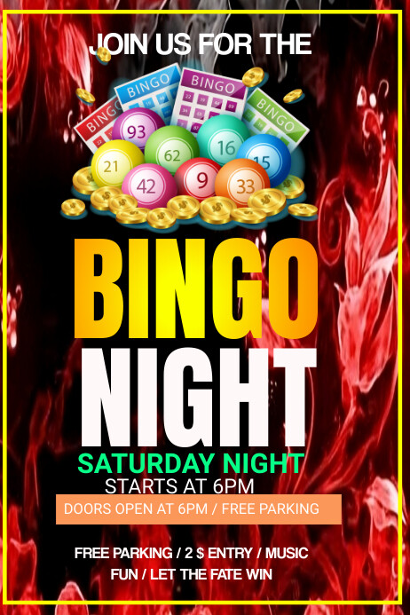 BINGO Night Template | PosterMyWall