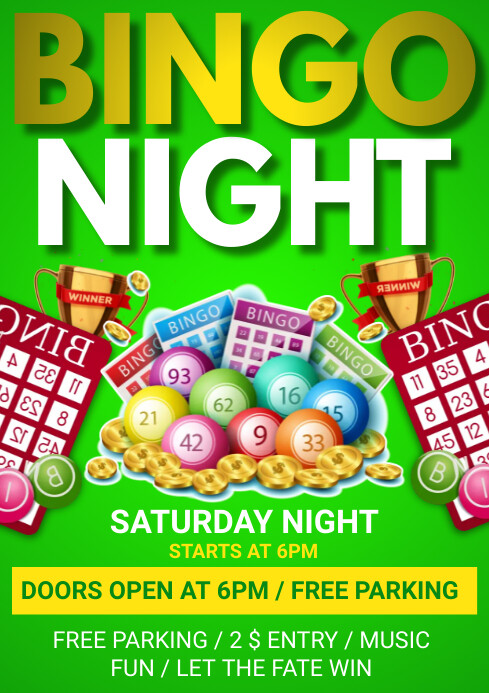 Copy of bingo night | PosterMyWall
