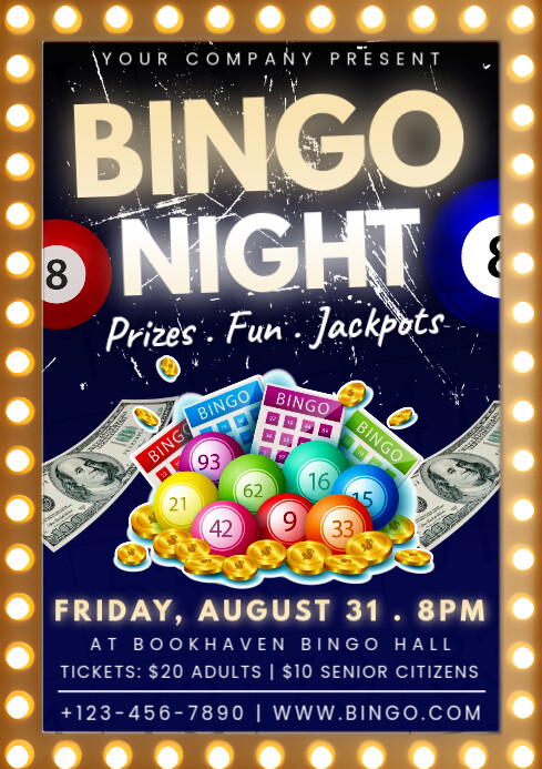 Bingo Night Template | PosterMyWall
