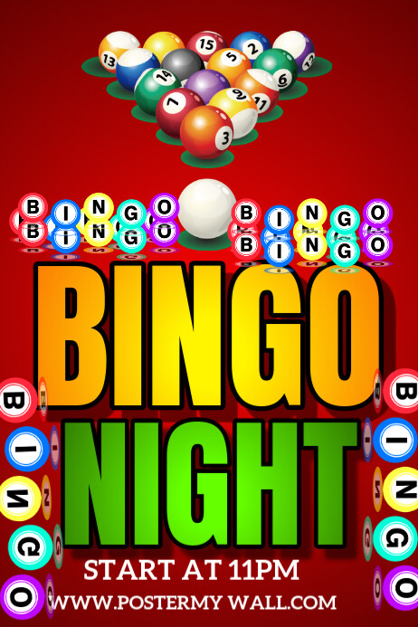 Plantilla de Bingo night | PosterMyWall