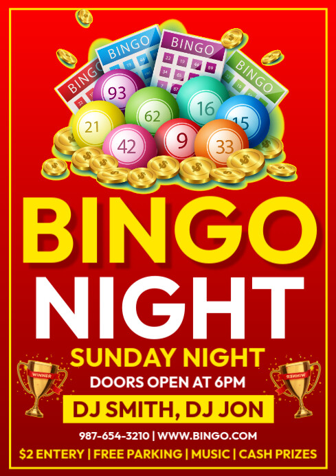 Bingo Night Template | PosterMyWall