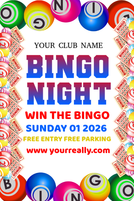 Bingo Night Template | PosterMyWall