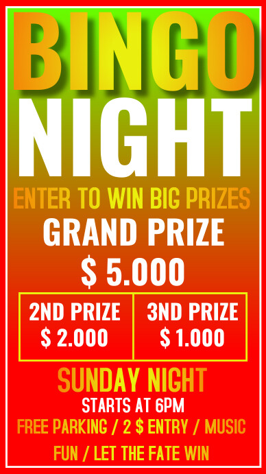 bingo night Template | PosterMyWall