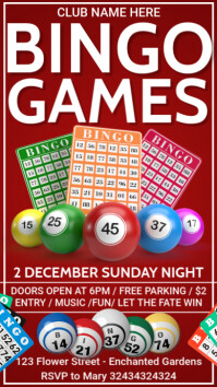 Bingo Night Event Contest Instagram Story Template | PosterMyWall