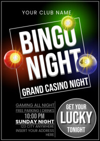 Bingo night event contest flyer poster template | PosterMyWall