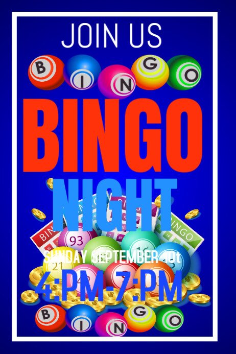 Bingo Night Event Template | PosterMyWall