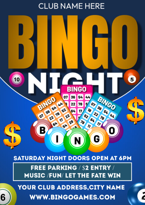 bingo night event Template | PosterMyWall