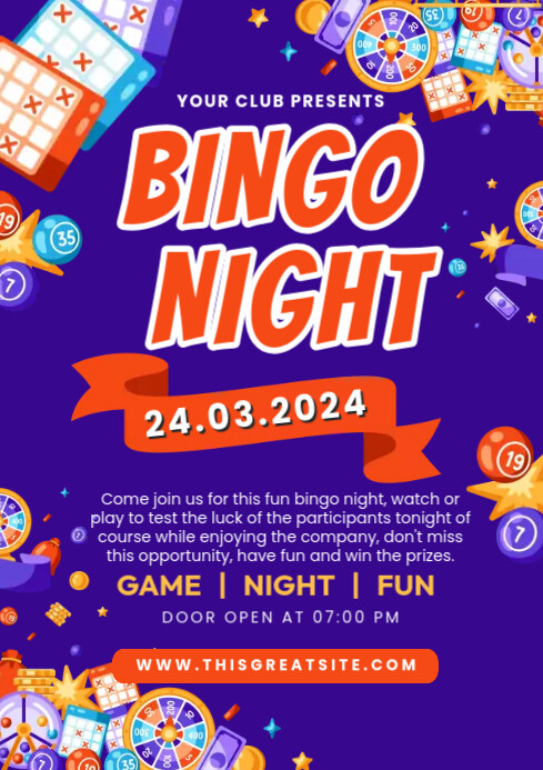 Bingo Night Event Template | PosterMyWall