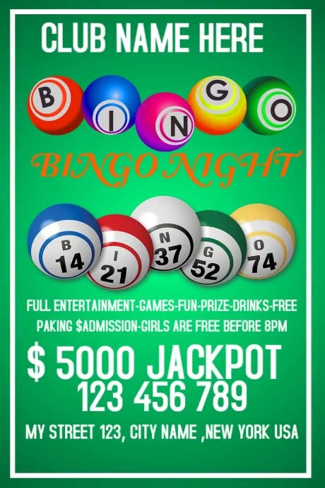 Bingo Night Event Poster Template | PosterMyWall