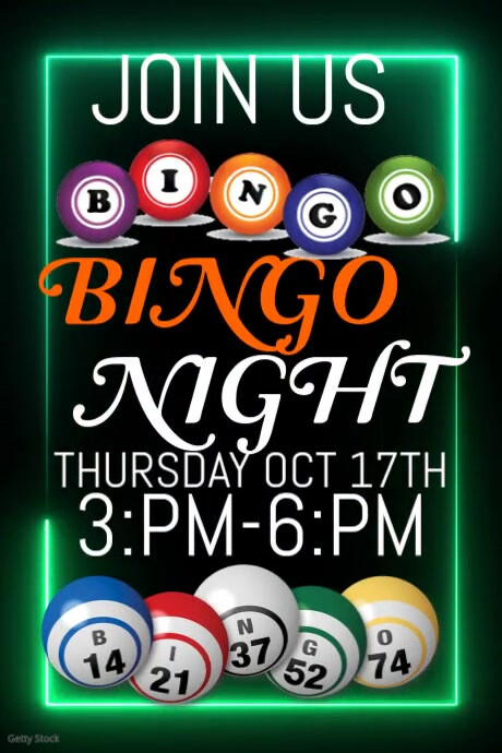 Bingo Night Event Poster Template | PosterMyWall
