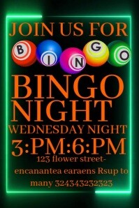 Bingo Night Poster Template | PosterMyWall