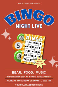 Bingo Night Event Poster Template | PosterMyWall