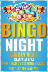 Bingo Game Poster Template | PosterMyWall