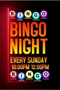 Bingo Night Poster Template | PosterMyWall