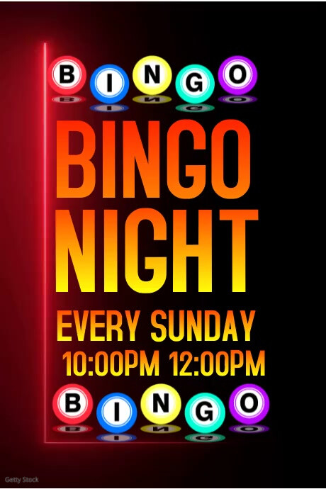 Bingo Night Game Poster Template | PosterMyWall