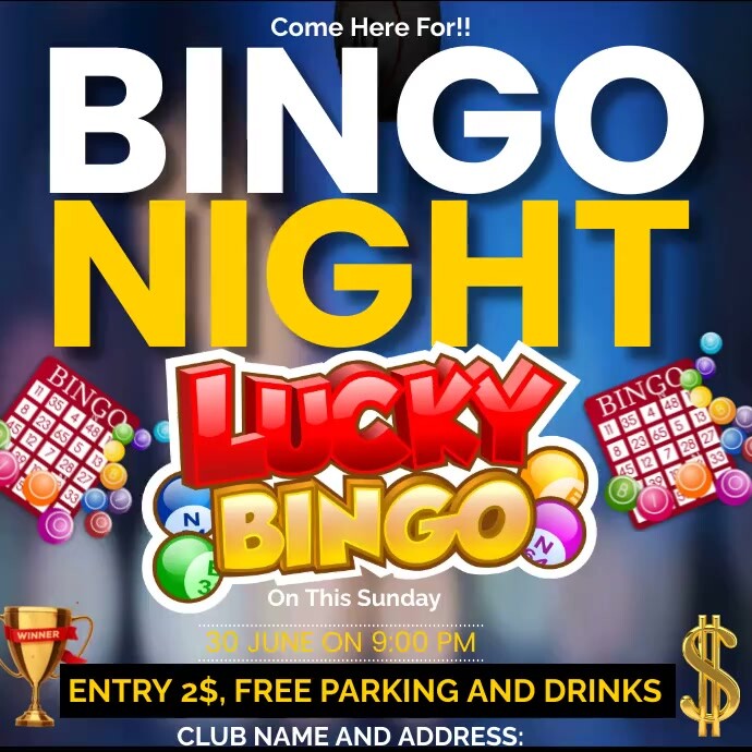 Bingo Night Instagram Post Template | PosterMyWall