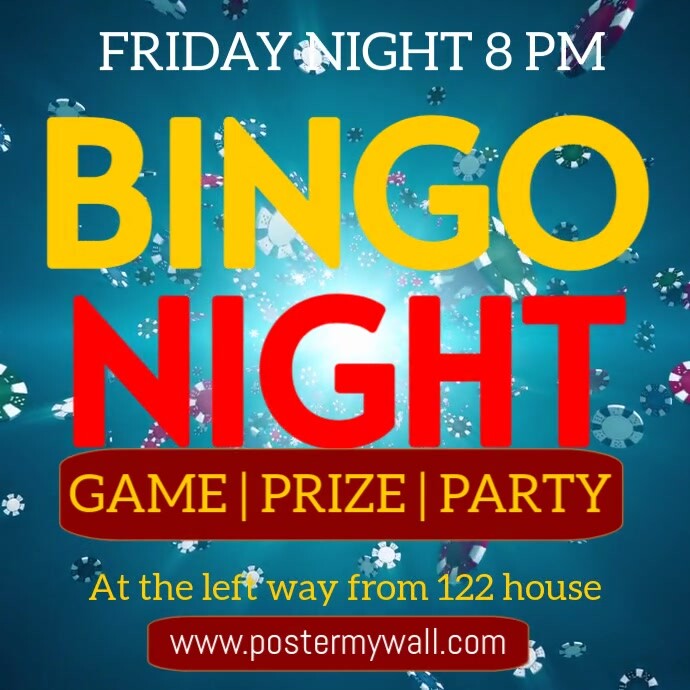 Plantilla de Bingo Night Instagram post | PosterMyWall
