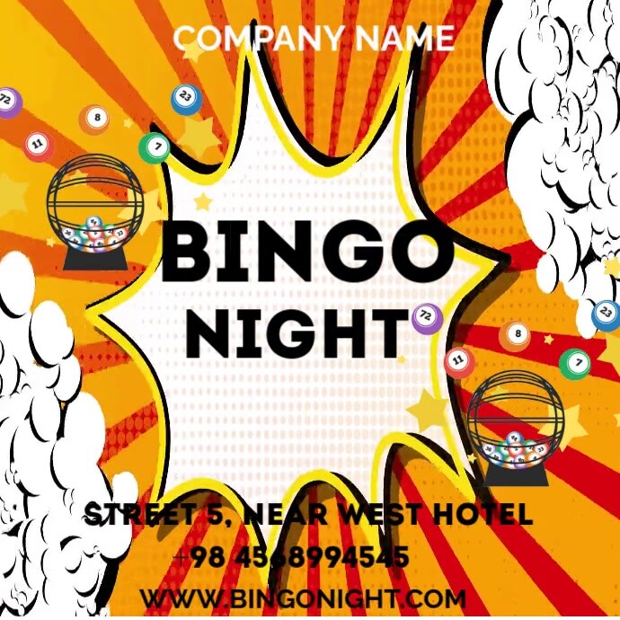 Plantilla de Bingo Night Instagram Post | PosterMyWall