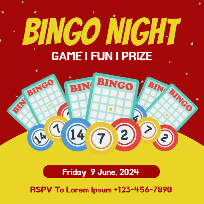 Copy of Bingo Night Party | PosterMyWall