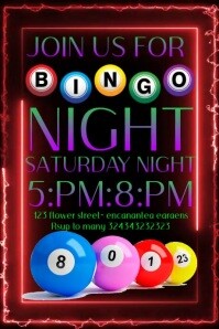 Bingo Night Poster Template | PosterMyWall
