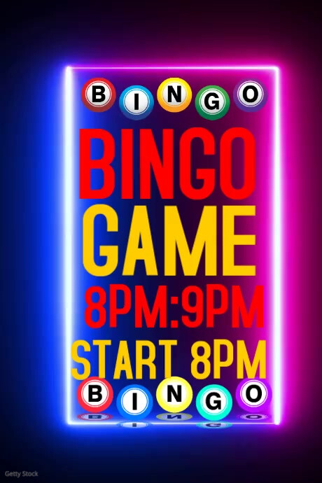 Plantilla de Bingo Night Poster | PosterMyWall