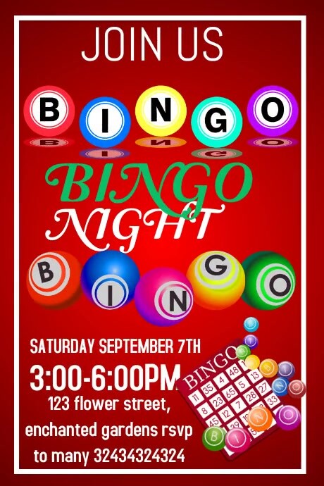 Bingo Night Poster Template | PosterMyWall