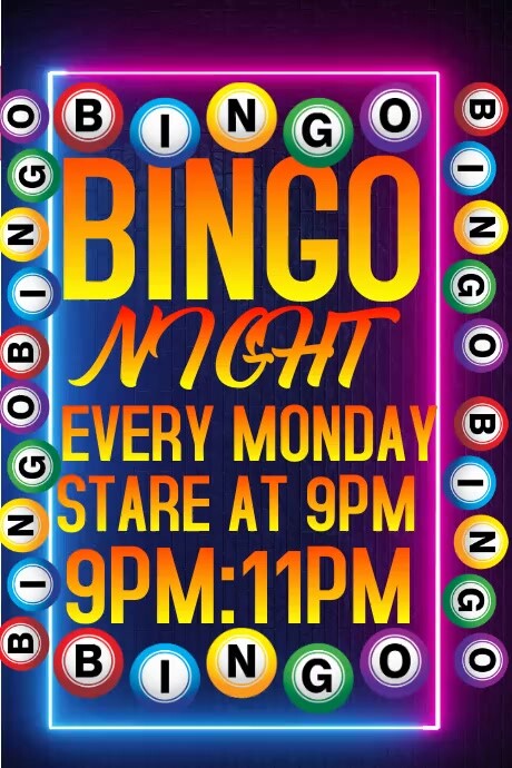 Bingo Night Poster Template | PosterMyWall