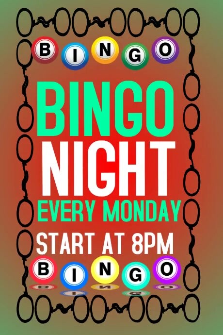 Plantilla de Bingo Night Poster | PosterMyWall