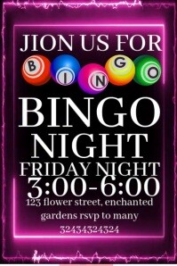 Bingo Night Poster Template | PosterMyWall