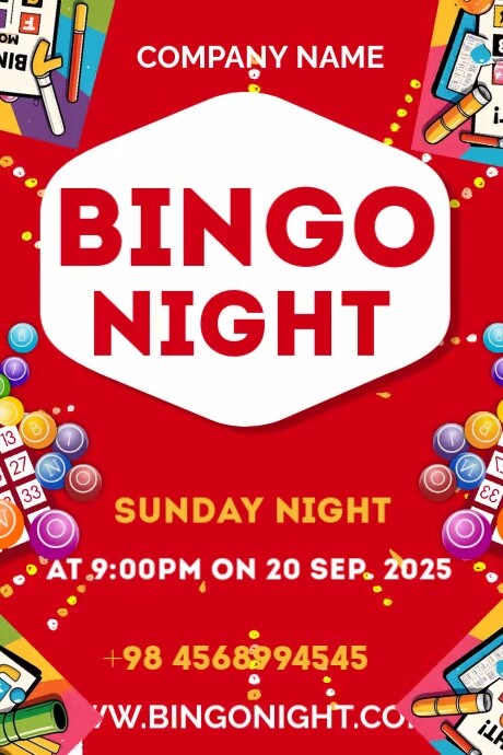 Copy of Bingo Night Poster | PosterMyWall