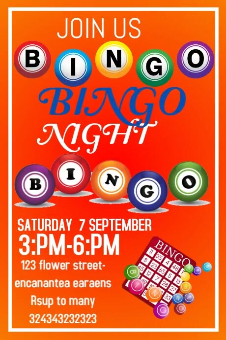 Copy of Bingo Night Poster | PosterMyWall