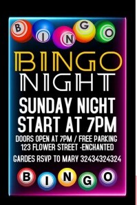 Bingo Night Poster Template | PosterMyWall