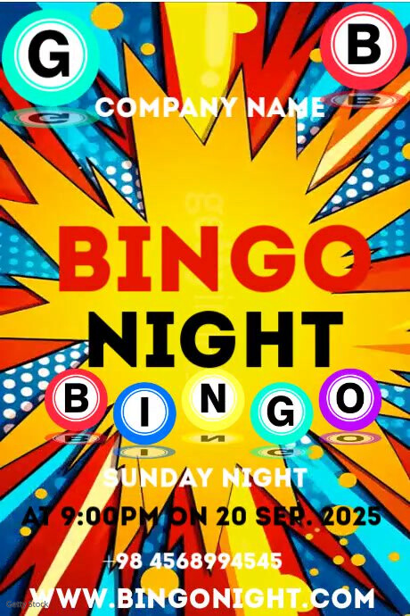 Bingo Night Poster Template | PosterMyWall