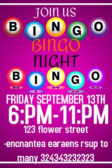 Bingo Night Poster Template | PosterMyWall