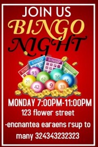 Bingo Night Poster Template | PosterMyWall