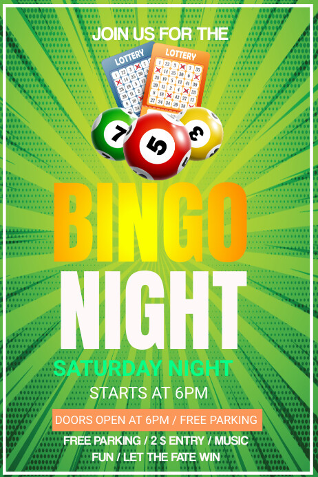 Bingo Night Poster Template | PosterMyWall